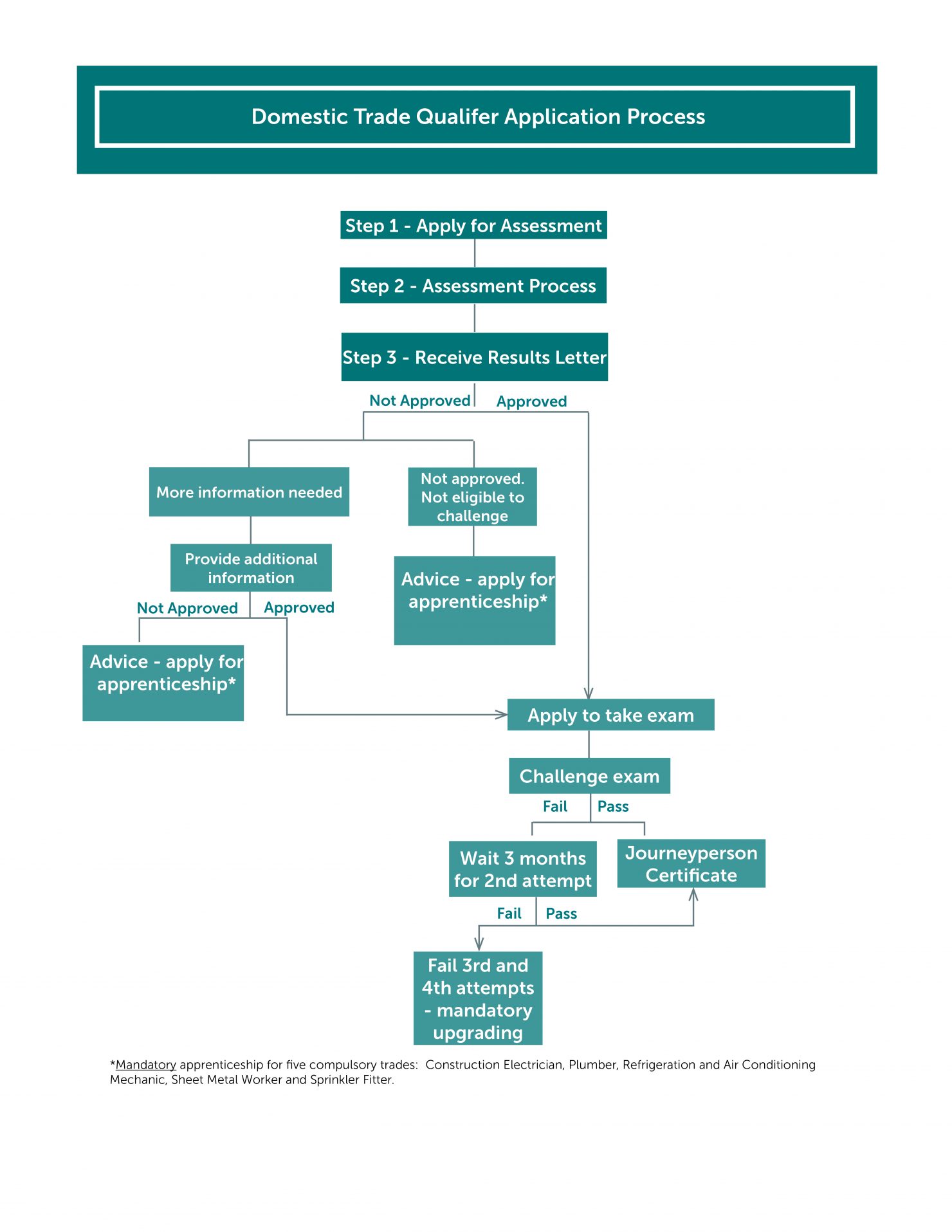 Domestic Trade Qualifier Application flowchart RGB | SATCC